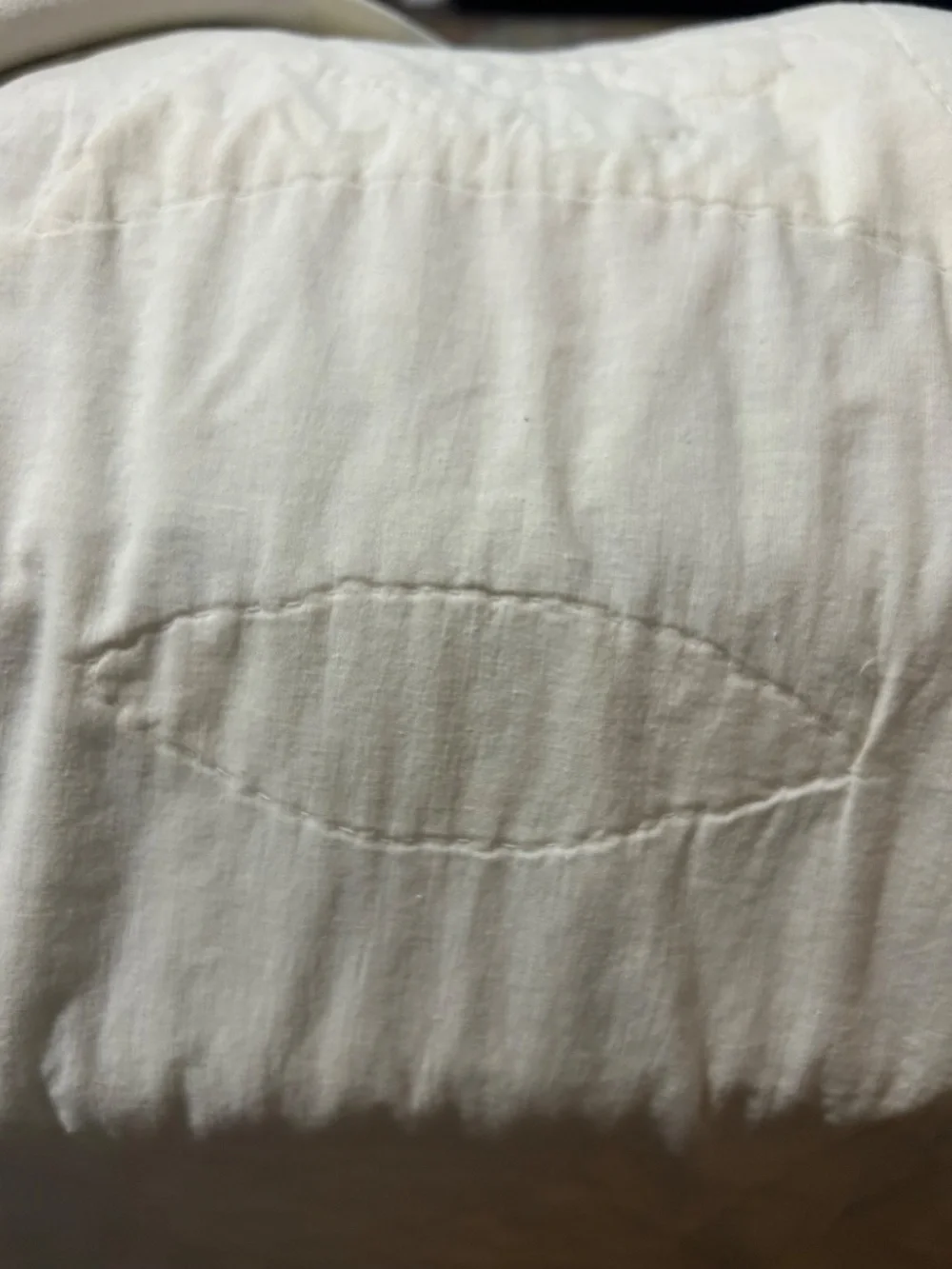 Handmade | Bedding | Vintage Queen Hand Sewn Quilt Wedding Ring Pattern ...
